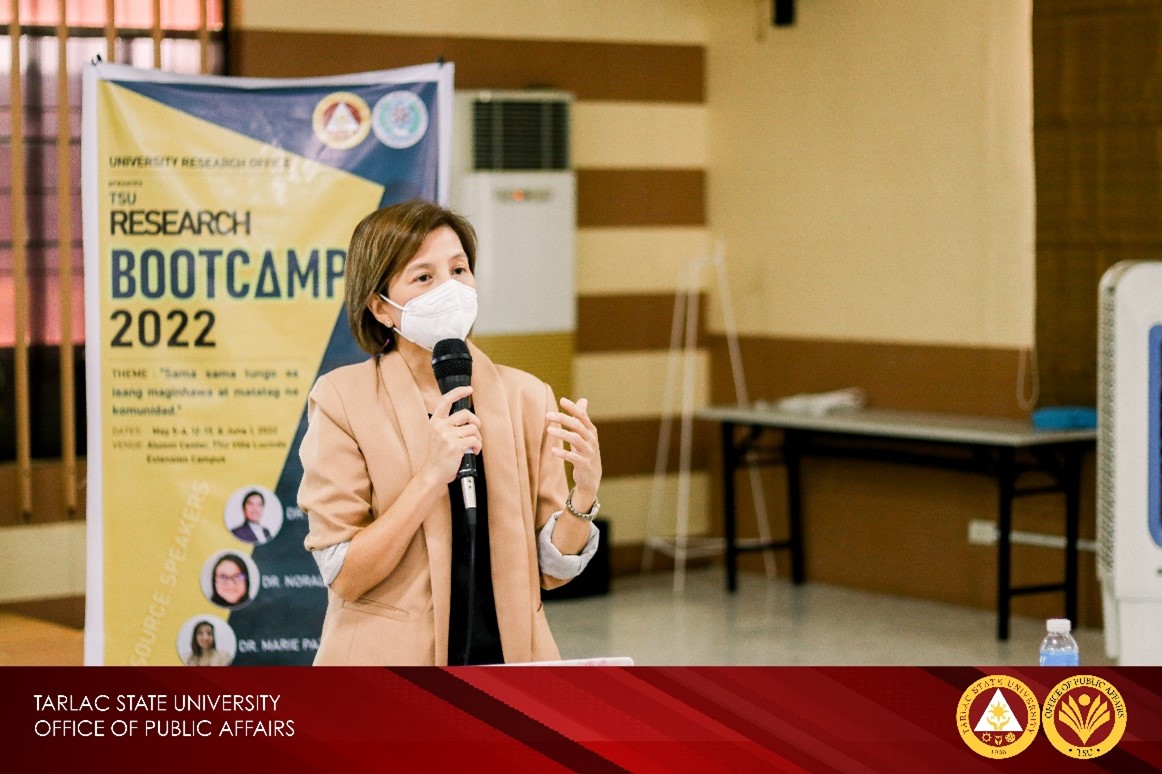 1st TSU RESEARCH BOOTCAMP 2022 - Tarlac State University
